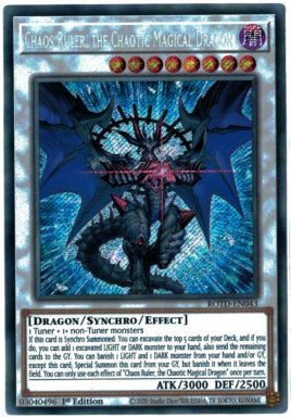 Chaos Ruler, the Chaotic Magical Dragon - ROTD-EN043 - Secret Rare 1st Edition - Yu-Gi-Wang