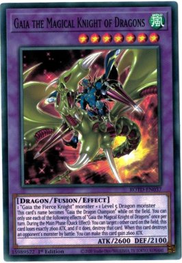 Gaia the Magical Knight of Dragons - ROTD-EN037 - Super Rare 1st Edition - Yu-Gi-Wang