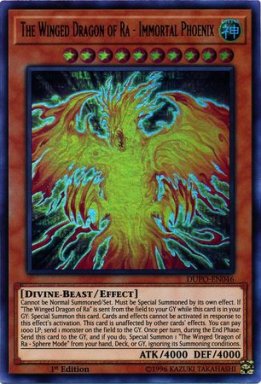 The Winged Dragon of Ra - Immortal Phoenix - DUPO-EN046 - Ultra Rare ...